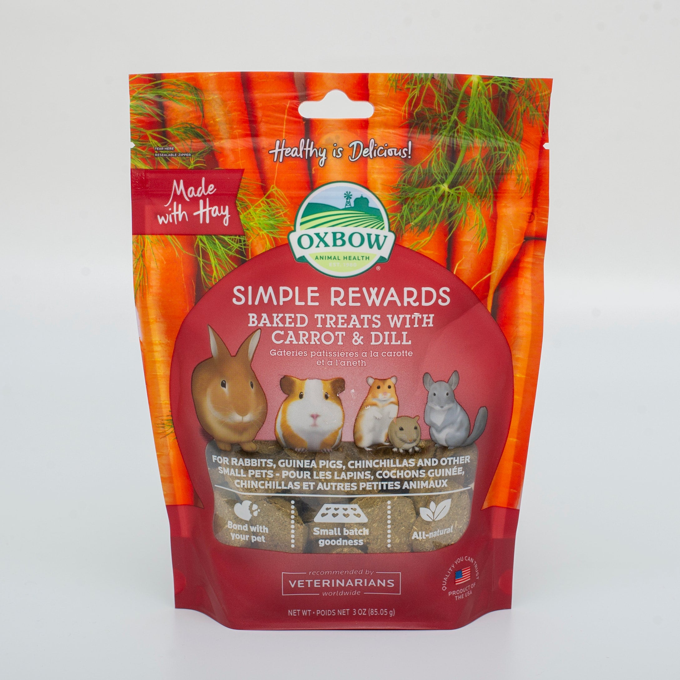 Baked Treats with Carrot & Dill (Oxbow) | SDHRS